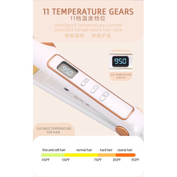 Enzo fer a lisser en céramique et titan en-5000s
